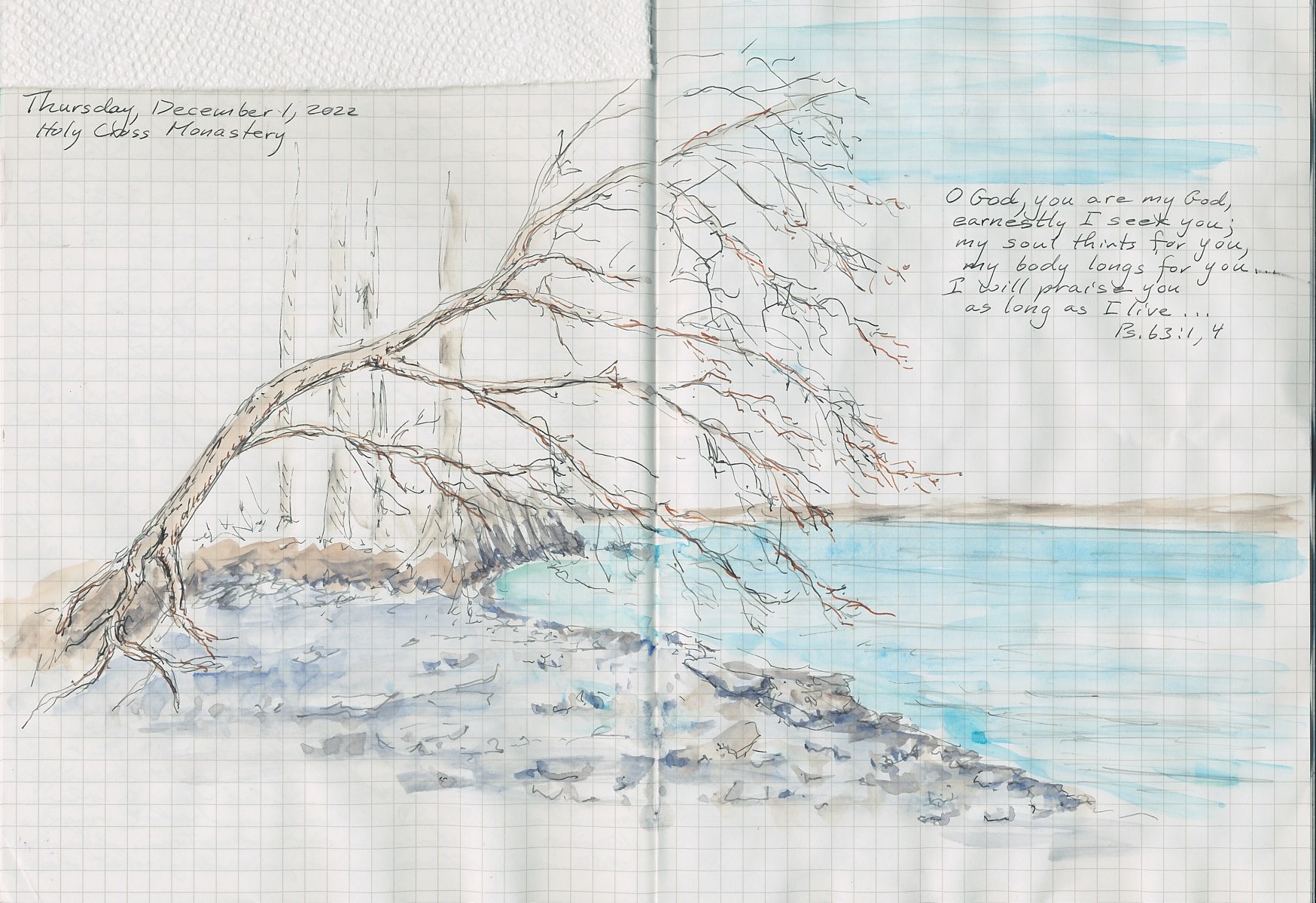 New Year’s Day of Reflection (Sketching as Prayer) – The Art of Prayer